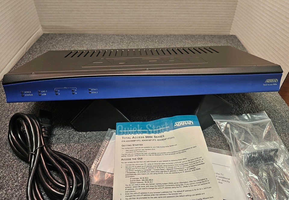Adtran 4243908F2 TOTAL ACCESS 908E 3RD GEN, 1 LIFELINE FXO *New Open ...