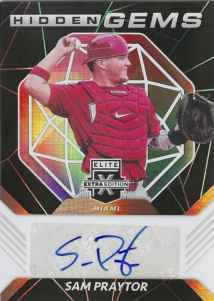 2021 Elite Extra Sam Praytor Autograph Auto Hidden Gems #HG-SP PWE | eBay