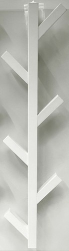 SET of 2 - Ikea TJUSIG Hanger Storage Organizer Wall Coat Rack White 30 ...