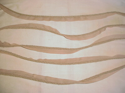 12Y ROBERT ALLEN DURALEE PARCHMENT SAND BEIGE CORDING UPHOLSTERY TRIM ...