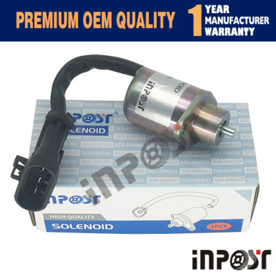 New Fuel Shutoff Solenoid 2848A281 2848A277 12V For Perkins | eBay