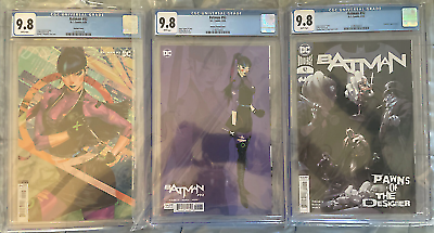 BATMAN #92 CGC 9.8 1:25 JIMENENEZ, ARTGERM STANDARD COVER SET PUNCHLINE ...