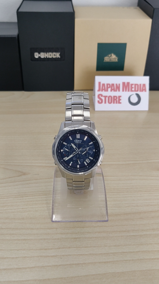 CASIO LINEAGE LIW-M610D-2AJF Blue Dial Tough Solar Atomic Radio Analog ...