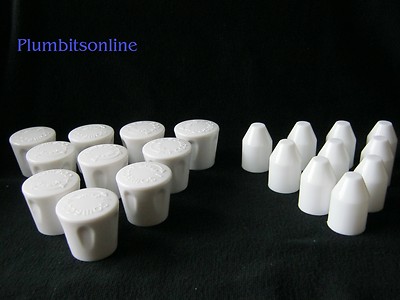 10 X Full Sets Central heating Radiator Replacement Caps & Lockshield ...