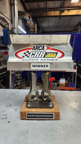 2016 ARCA CRA jegs Super Series race winner trophies Stainless Cold ...