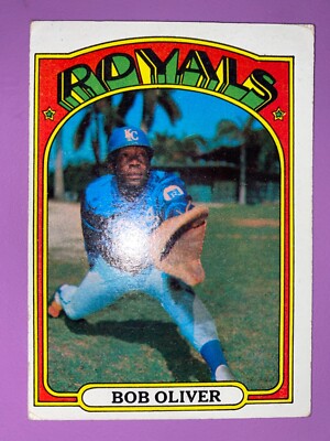 1972 Topps #57 Royals Bob Oliver Baseball Card | eBay