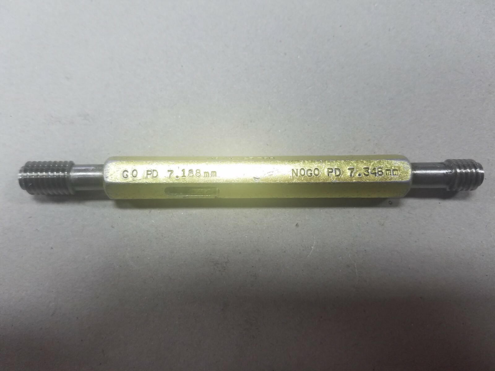 Gage. M8x1.25-6H. GO PD 7.188mm, NOGO PD 7.348mm. | eBay