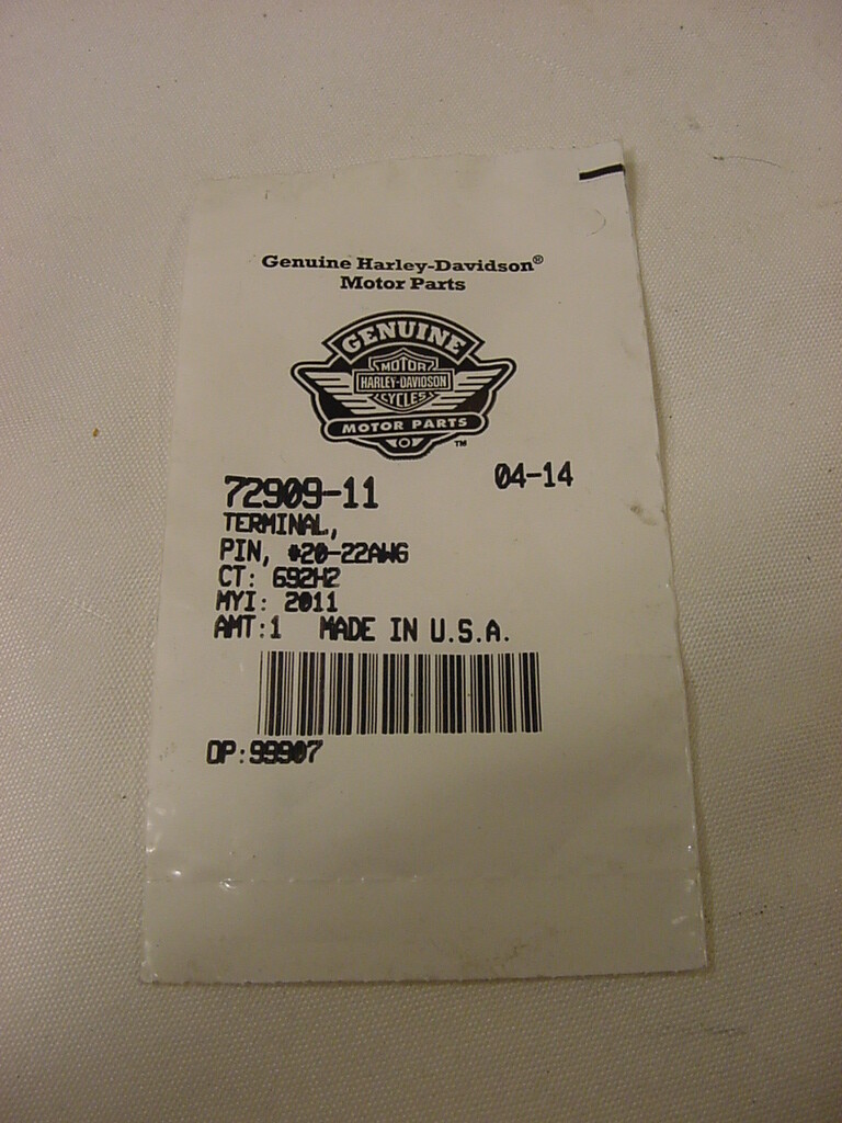 NEW - GENUINE HARLEY DAVIDSON PART 72909-11 TERMINAL PIN | eBay