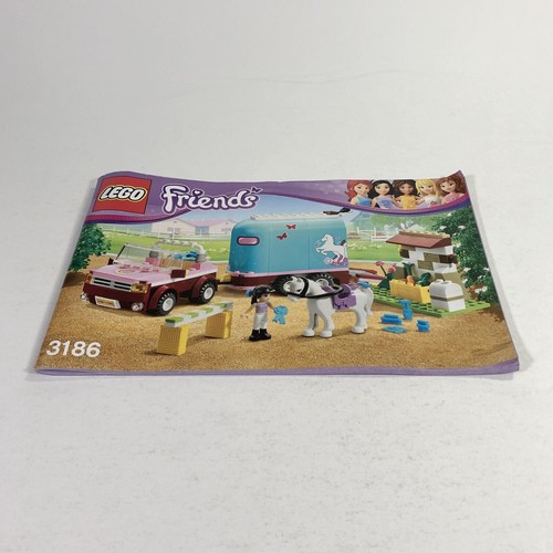 LEGO INSTRUCTIONS 3186 Friends Emma's Horse Trailer Manual Book Booklet ...