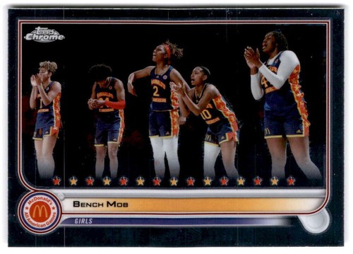 2022 Topps Chrome McDonald's All-American #46 Bench Mob Girls ...