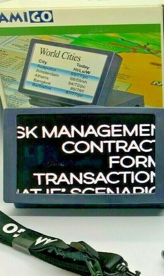 Enhanced Vision Amigo Portable Low Vision Video Magnifier 6" LCD ...