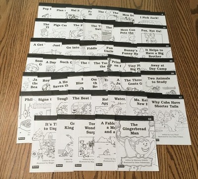 SAXON PHONICS & SPELLING 1ST GRADE DECODABLE TAKE HOME READERS 1 - 52 ...