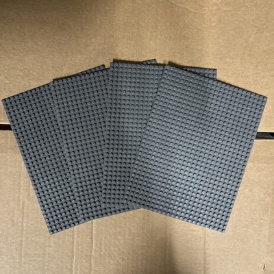 Brick Building Base Plates 4 Pieces Grey 24x32 stud For Lego And Major ...