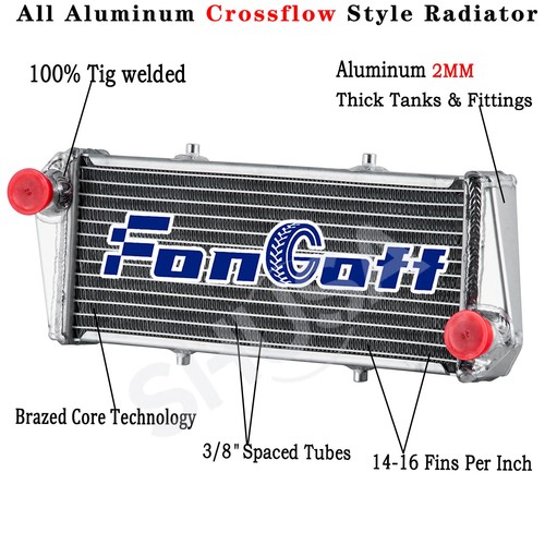 Aluminum Radiator For Ultralight Rotax 912 912i 914 UL 4-Stroke Engine ...