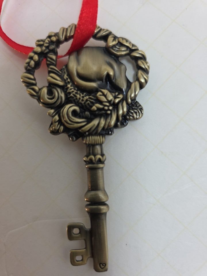 Gang " A Key For Santa" Ornament In Gold Tone Antique Brass Finish | eBay