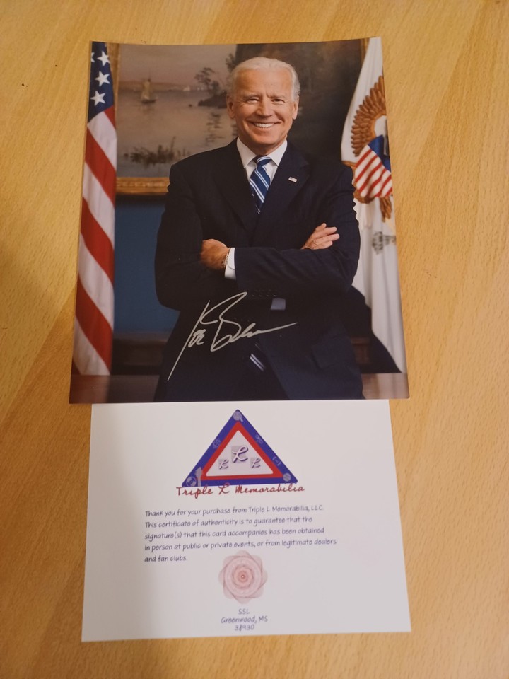 joe biden autograph | eBay