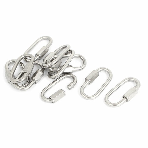 4mm Thickness Stainless Steel Quick Links Carabiners 10 Pcs | eBay UK