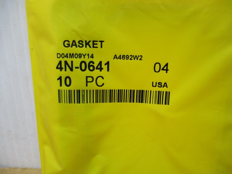 Cat 4N0641 GASKET CATERPILLAR 4N-0641 Pack of 10 | eBay