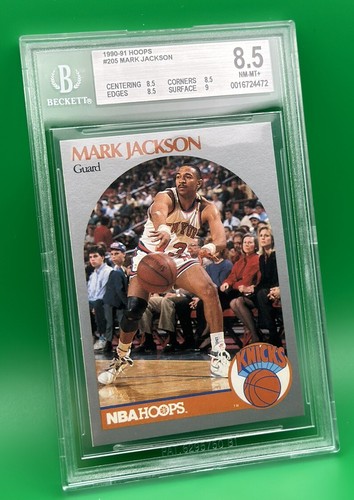 1990 NBA Hoops - Mendez Brothers - Mark Jackson #205 (Iconic Card) BGS ...