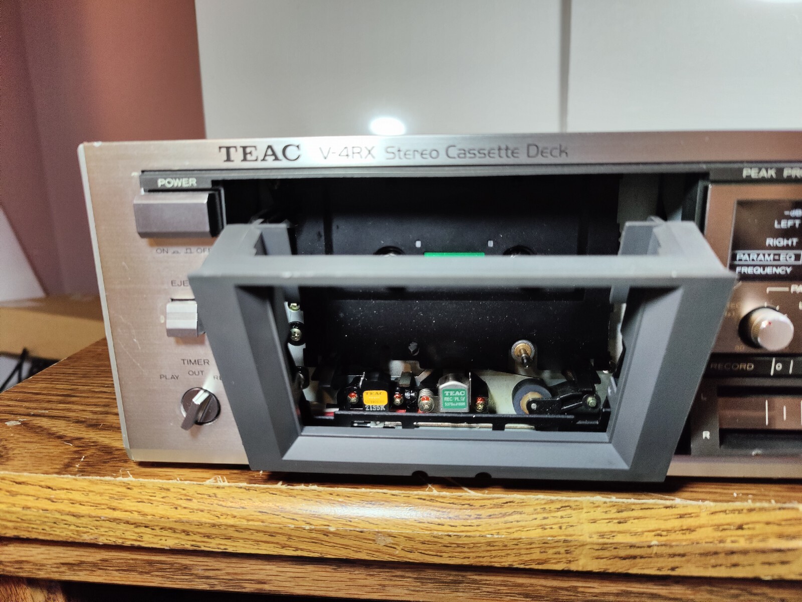 TEAC Cassette Deck Model V-4RX TESTED WORKS 795902036379| eBay