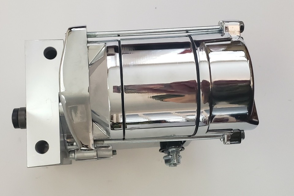 GM LS1 LS2 LS3 LS6 LS7 1.9HP Chrome Mini Starter Denso Style 360 Degree ...