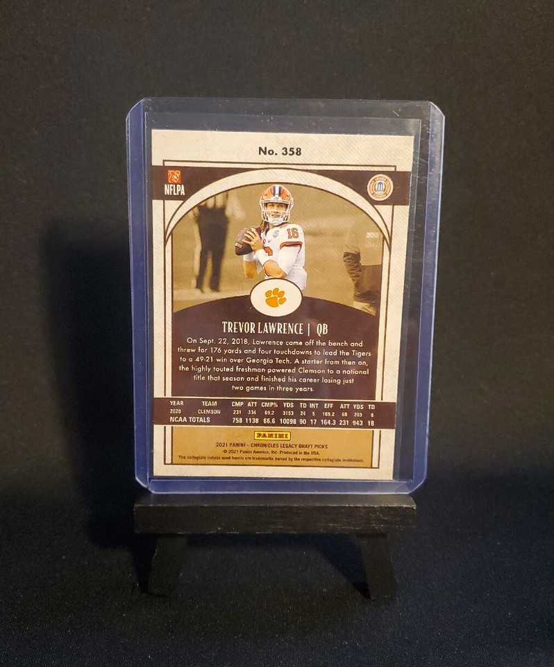 2021 Panini Chronicles Draft Picks - #358 Legacy Rookie Card - Trevor ...