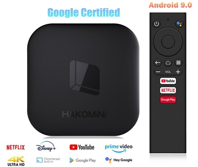HAKO MINI HK0201 Android 9 TV-Box DDR3 2GB EMMC 8GB Tragbarer Remote ...