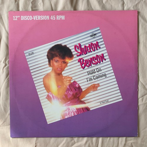 SHARON BENSON Hold On I'm Comin' 1983 Vinyl Maxi-Single CNR 151.129 ...