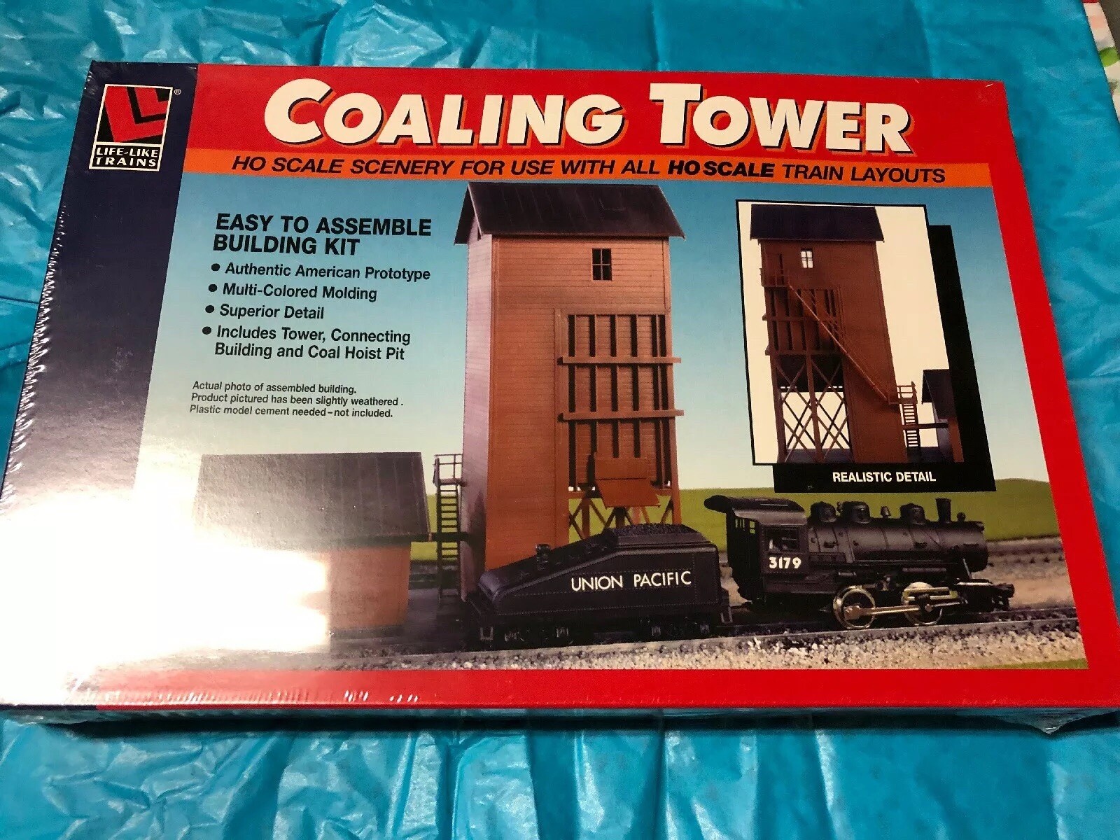 Life-Like 1377 Coal Coaling Tower, Unassembled Building Model Kit, HO ...