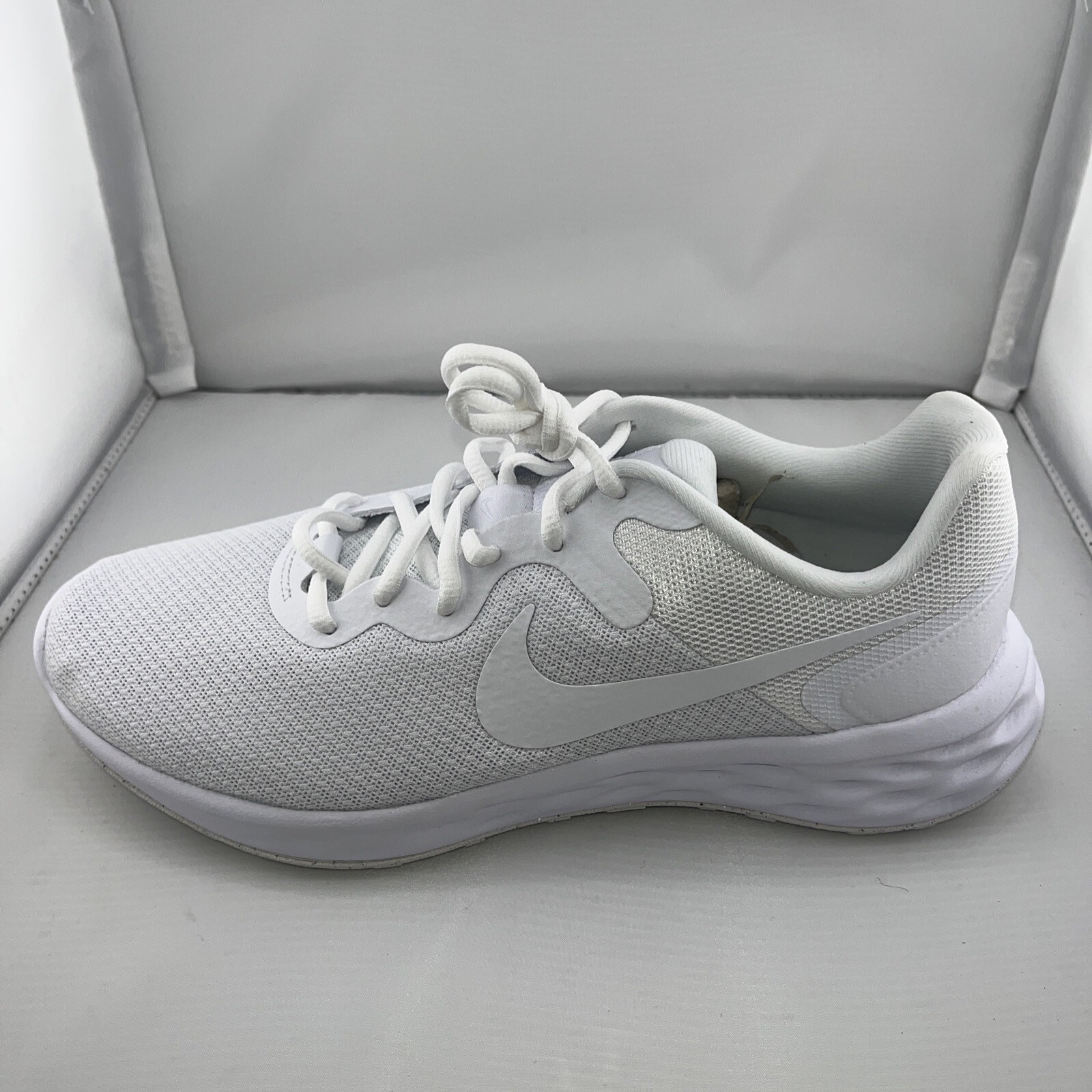Size+12+-+Nike+Revolution+6+Next+Nature+Triple+White for sale online | eBay
