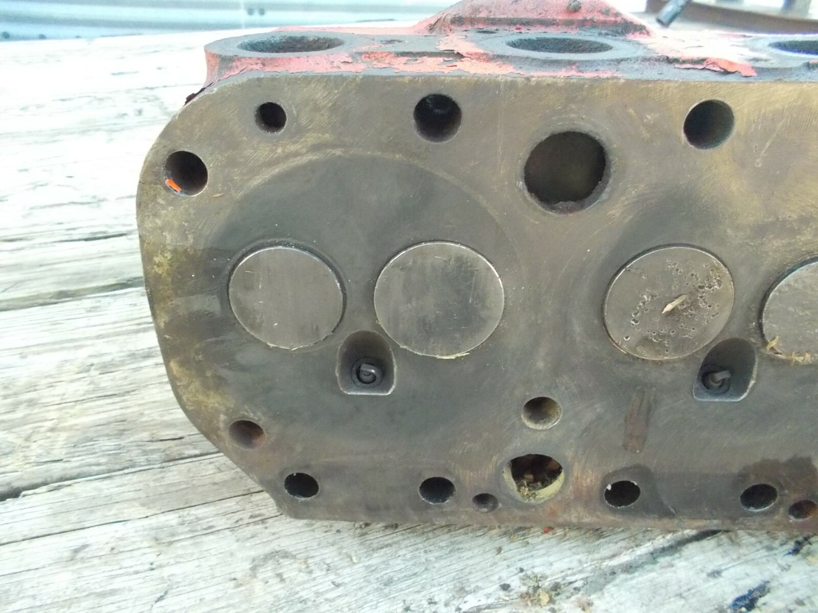 Allis Chalmers WD45 WD 45 AC tractor engine motor cylinder head w ...
