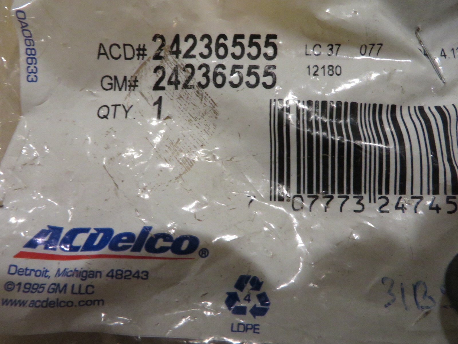 OEM # 24236555 GM General Motors OEM new Transmission Oil Cooler End ...