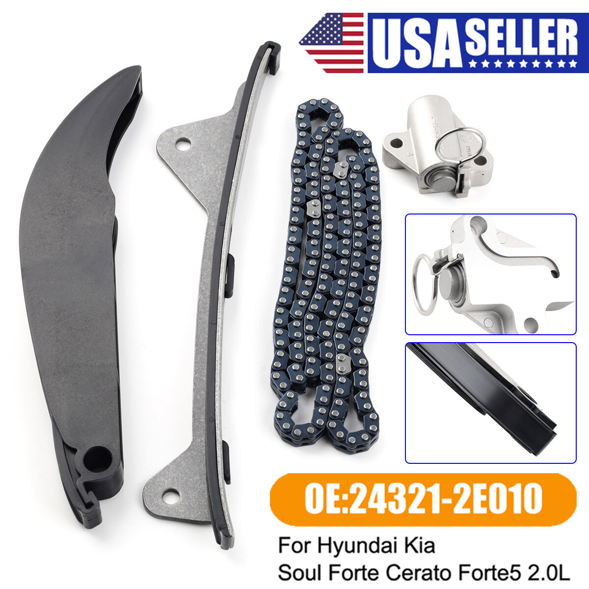 Timing Chain Kit For 2015-2020 Kia Sportage Soul Forte / Cerato 2.0L ...