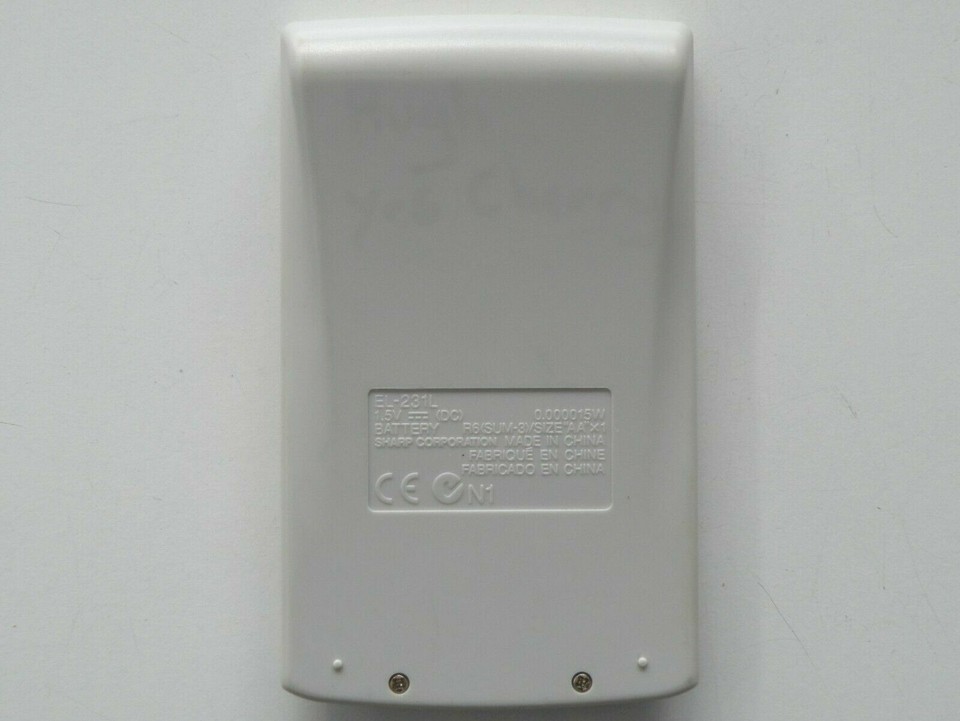 SHARP TAIWAN ELSI MATE EL-231L SOLAR CELL CALCULATOR LCD, NEW-OLD-STOCK ...