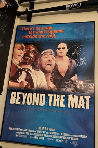 WWF WWE Mick Foley Autographed Framed Beyond The Mat Poster HOF ‘13 ...