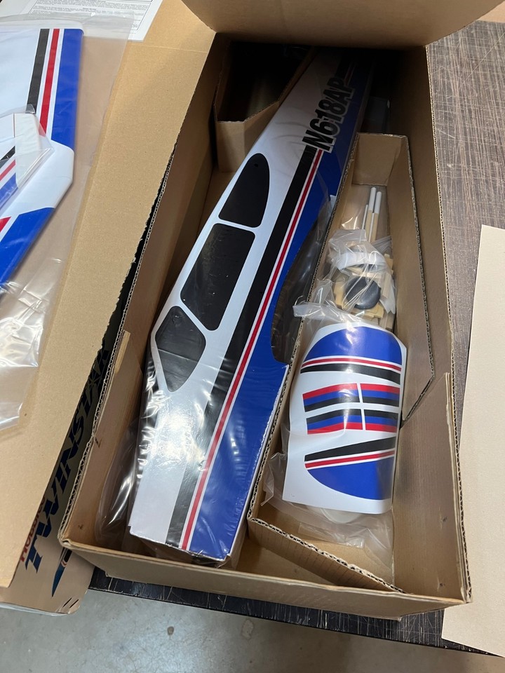 RARE HOBBICO TWINSTAR AWARF MODEL AIRPLANE KIT #1407 | eBay