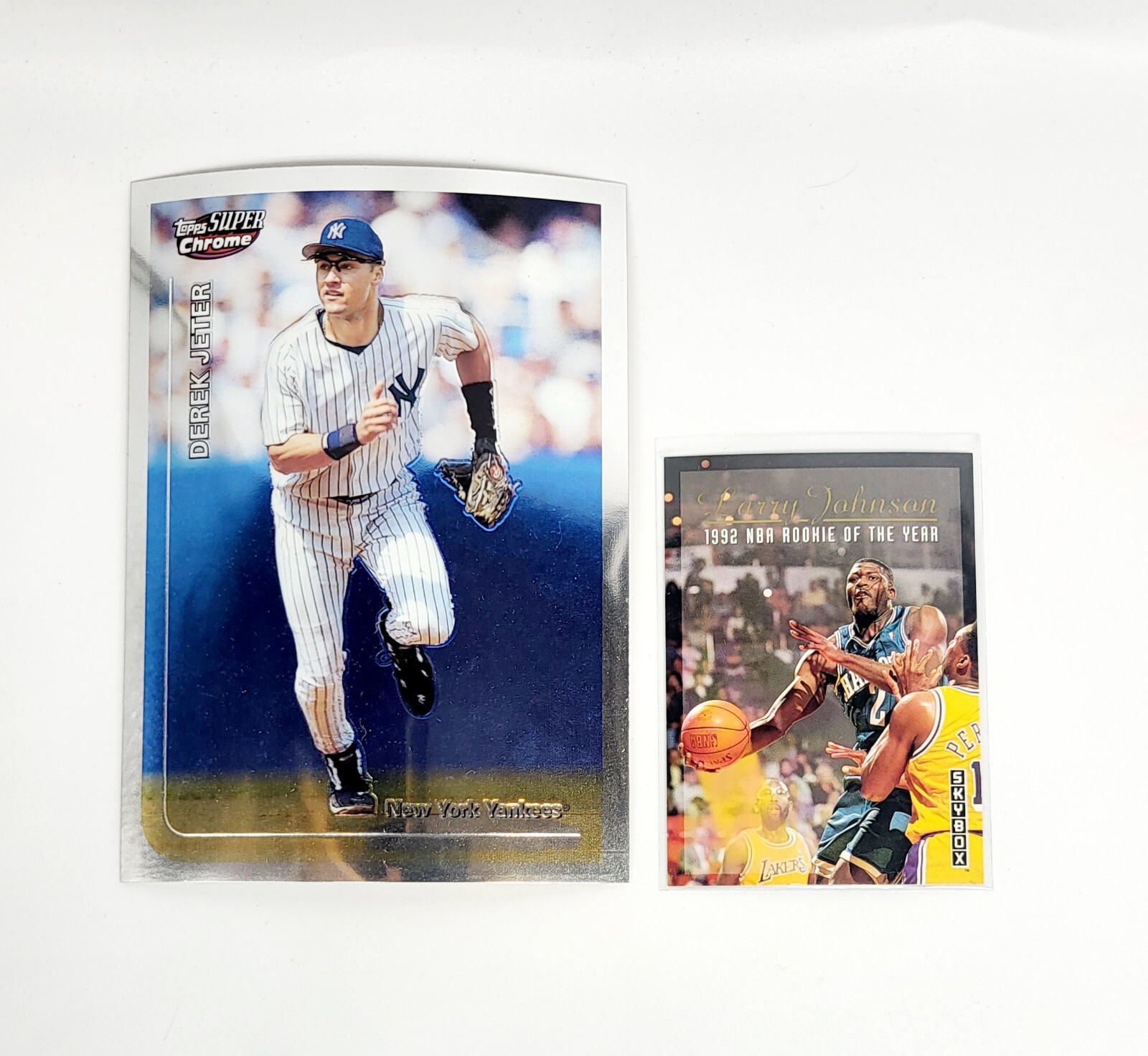 MINT OVERSIZED 1999 Topps SUPER CHROME #14 Derek Jeter NEW YORK YANKEES ...