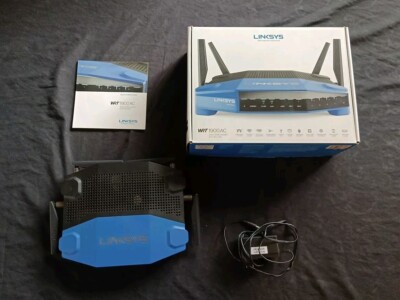 Linksys WRT1900AC V2 1300 Mbps 4 Port Dual-Band Wi-Fi Router ...