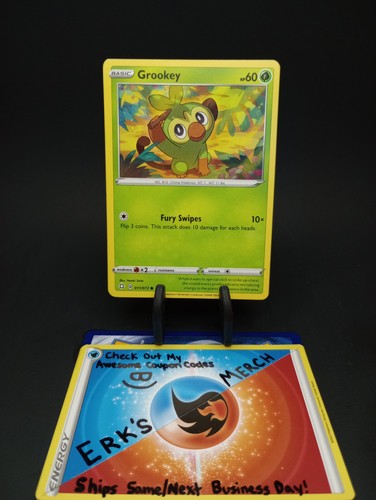 Grookey 011/072 Shining Fates Regular Common Pokemon Card | eBay