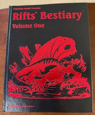 Rifts Red Hardcover Edition Bestiary Vol One RPG Palladium - 31/102, 6 ...