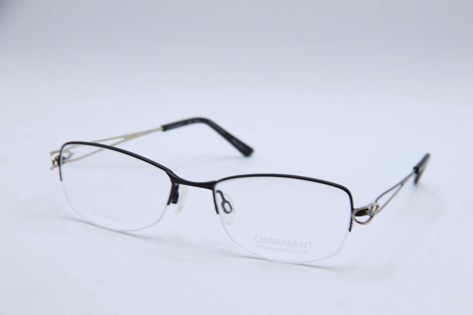 NEW CHARMANT CH 12140 BK BLACK GUNMETAL AUTHENTIC FRAMES EYEGLASSES 53-18 | eBay