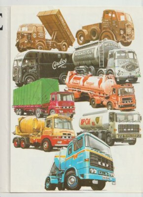 1980s ERF TRUCK C-SERIES UK 6p Brochure | eBay UK