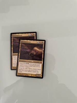 2X CHROMANTICORE Born of the Gods MTG Gold Enchantment Creature ...