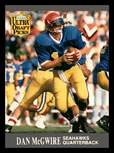 Dan McGwire RC 1991 Ultra #289a Rookie Seattle Seahawks NM-MINT | eBay