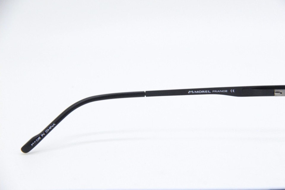 NEW MOREL LIGHTEC 30296S SP05 GUNMETAL BLACK AUTHENTIC EYEGLASSES 56-17 ...