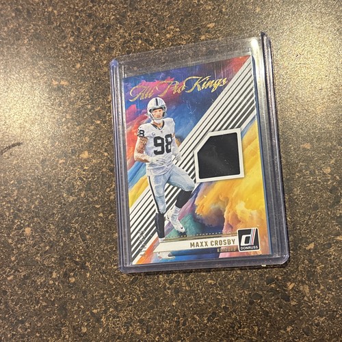 2024 Donruss Maxx Crosby # 411/425 Jersey Patch All Pro Kings Raiders ...