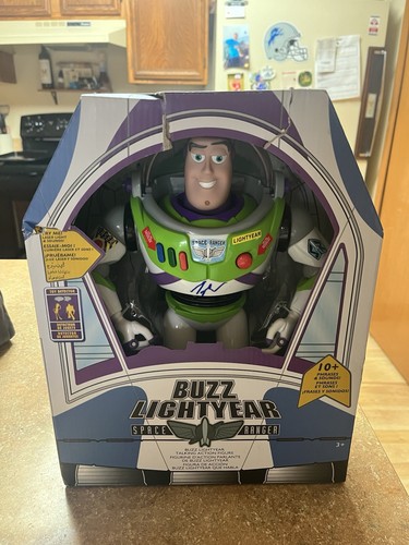 Tim Allen Signed BUZZ LIGHTYEAR 12” Full Size Figure Toy Story ...
