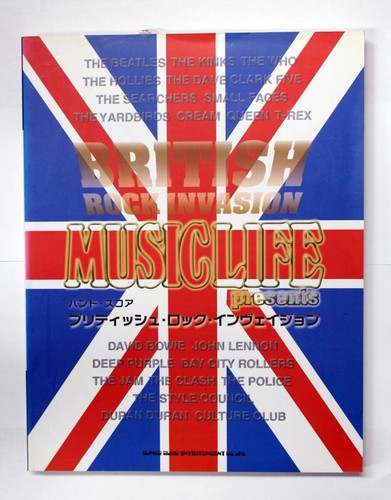 Shinko Music Bscore MUSIC LIFE presents British Rock Invasion Sheet ...