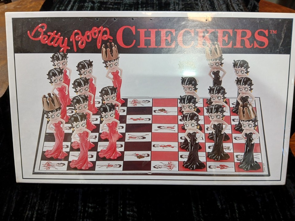 Betty Boop Checkers Game unopened in original box, rare to find ...