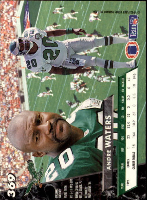 1993 Ultra #369 Andre Waters - NM | eBay